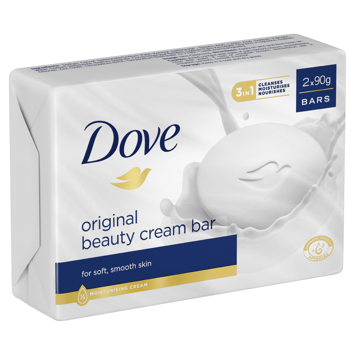 Dove Original Beauty Cream Bar 90g X 2 Pack