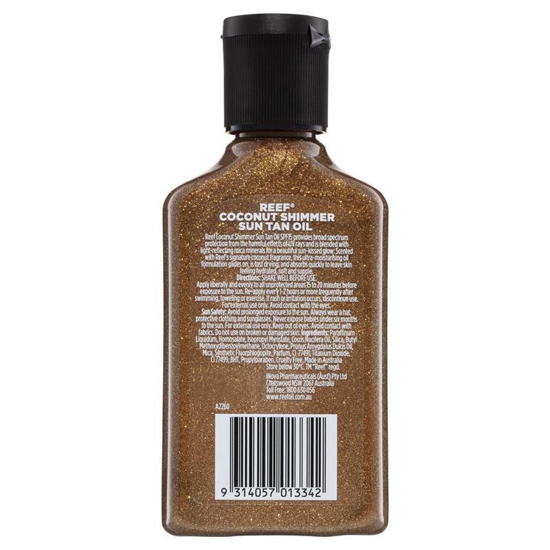 Reef Coconut Shimmer Sun Tan Oil SPF15 125mL